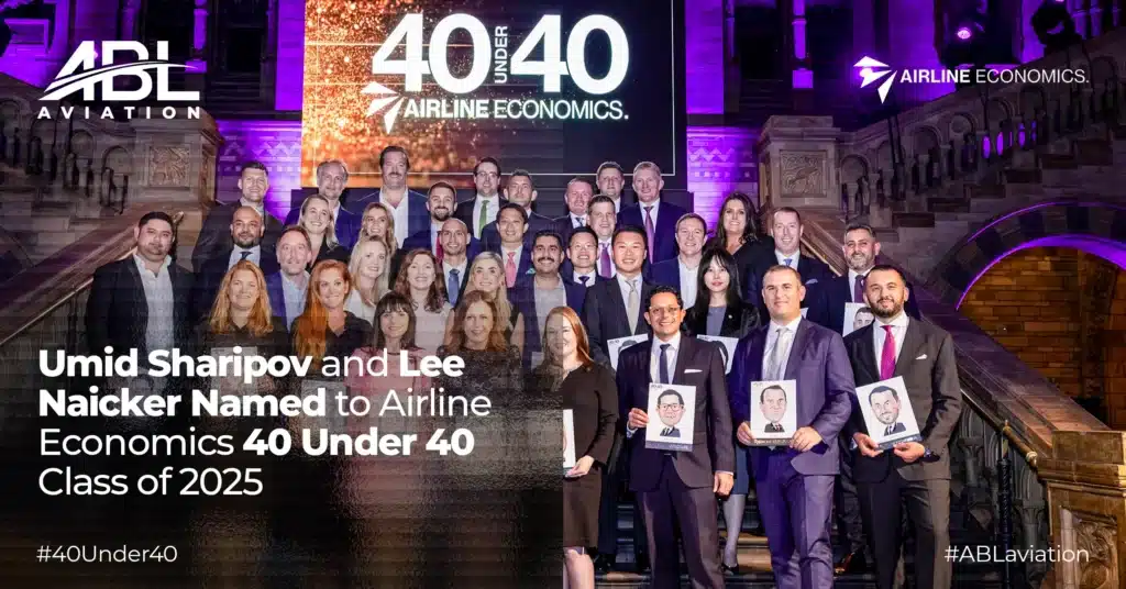 Umid Sharipov and Lee Naicker Named to Airline Economics 40 Under 40 ...